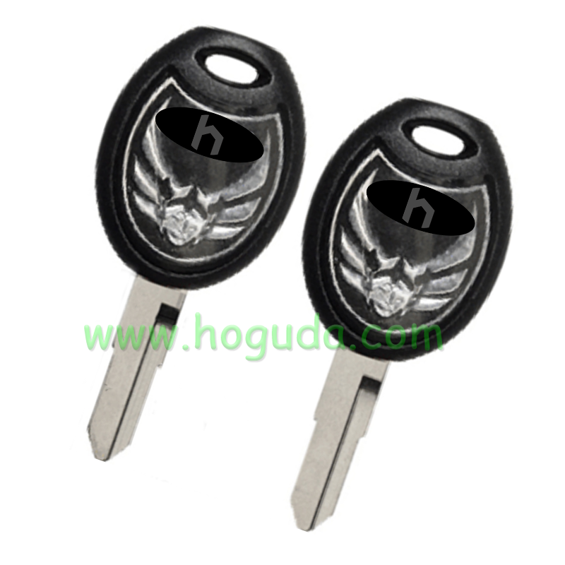 Honda Motorcycle key blank with left blade black color