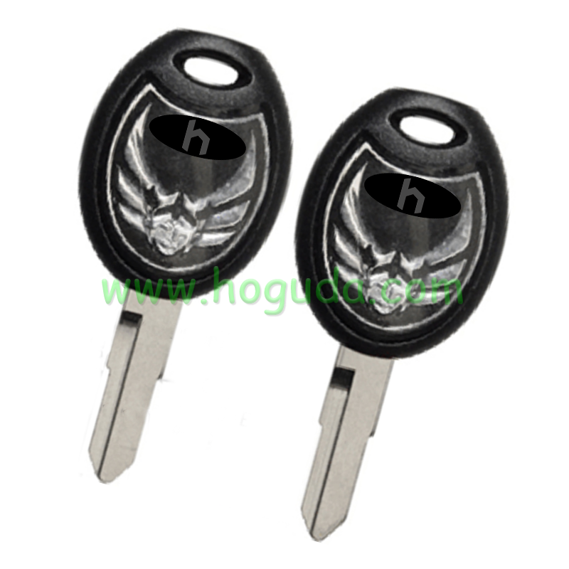 Honda Motorcycle key blank with right blade black color