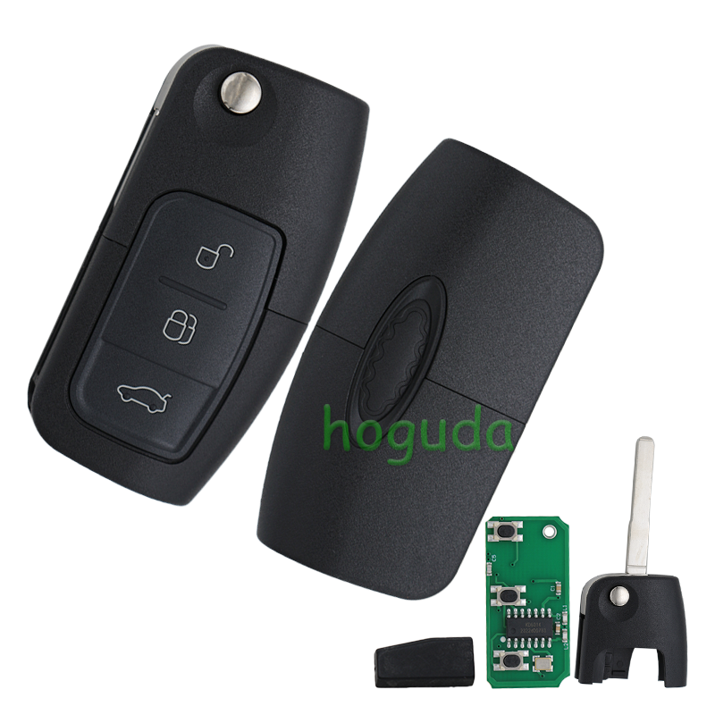 For Ford Focus remote key with 4D63 chip and 433Mhz