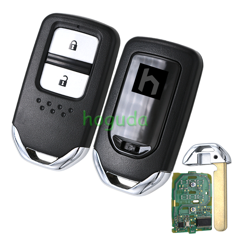 Original For Honda 2 button remote key with 433.92MHZ with 47 chip