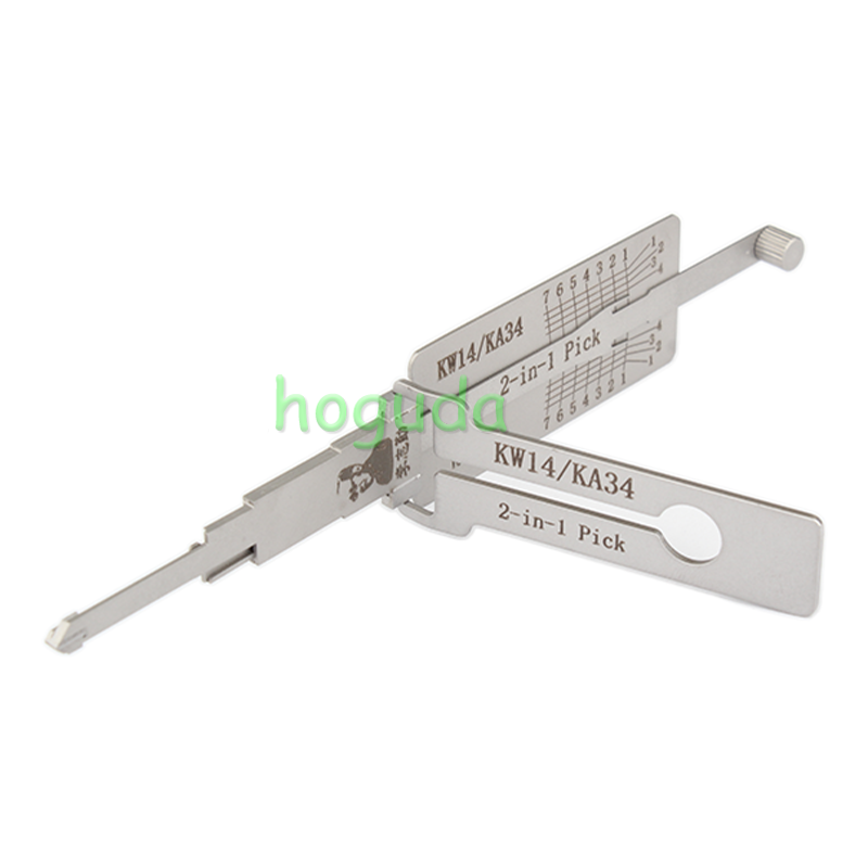 Lishi KW14 KA34 2 in 1 lock pick and decoder used for Kawasaki motorbike