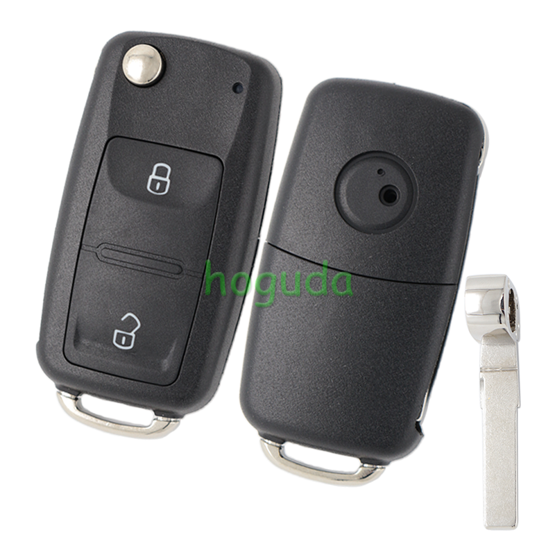 For VW 202AD 2 button remotekey blank with Screw on the back of the key