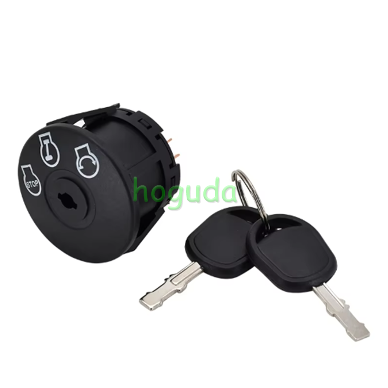 5PIN Riding Lawn Mowers Ignition Switch with Two Keys Tecreddy Ignition ...
