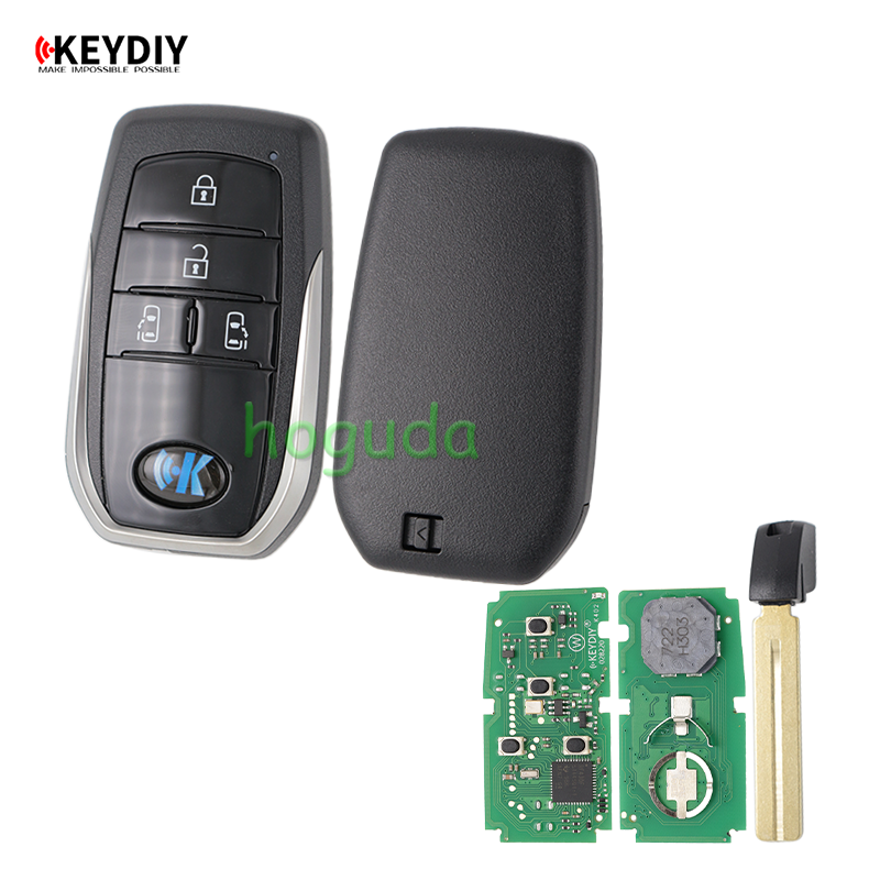 KEYDIY TB01-4 Slide Door Smart Key Prox Remote Control with 8A Chip for ...