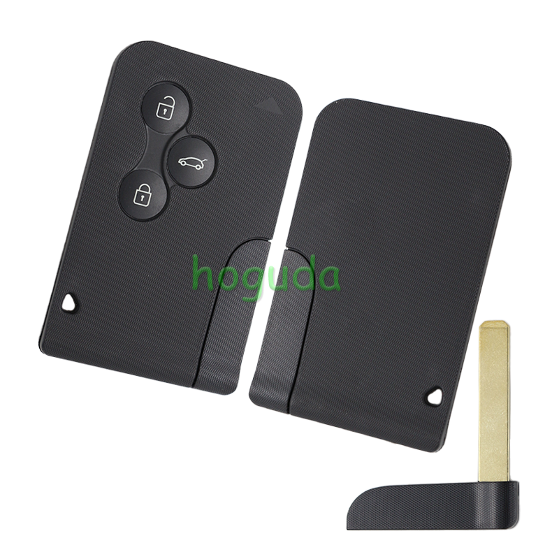 For Renault Megane 3 Button Remote Key Blank with balde (No Logo)
