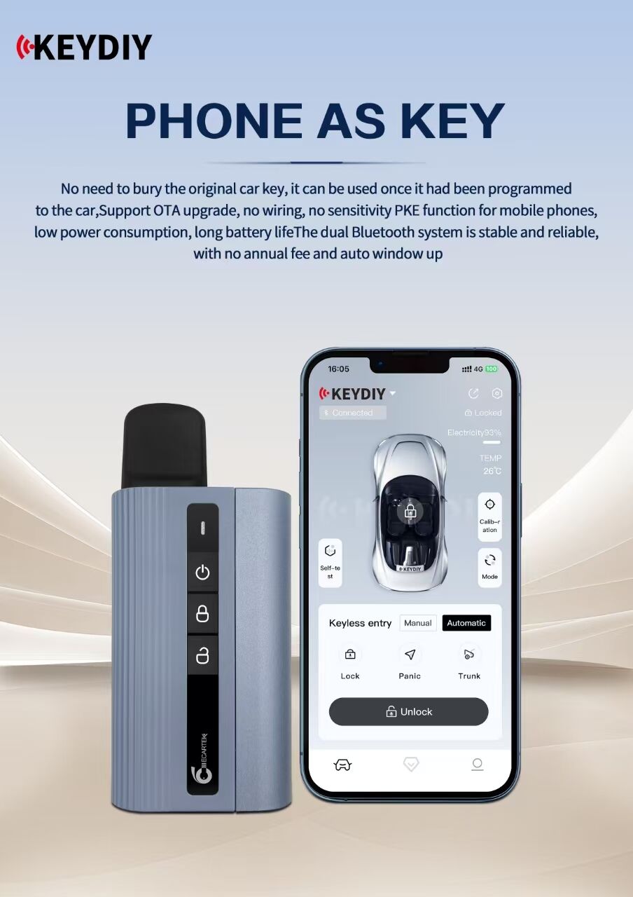 KEYDIY Phone as key PAK06-TB