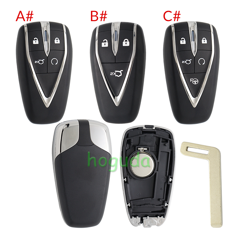 For Changan CS35 CS55 CS75 3/4/5 button remote key blank without logo