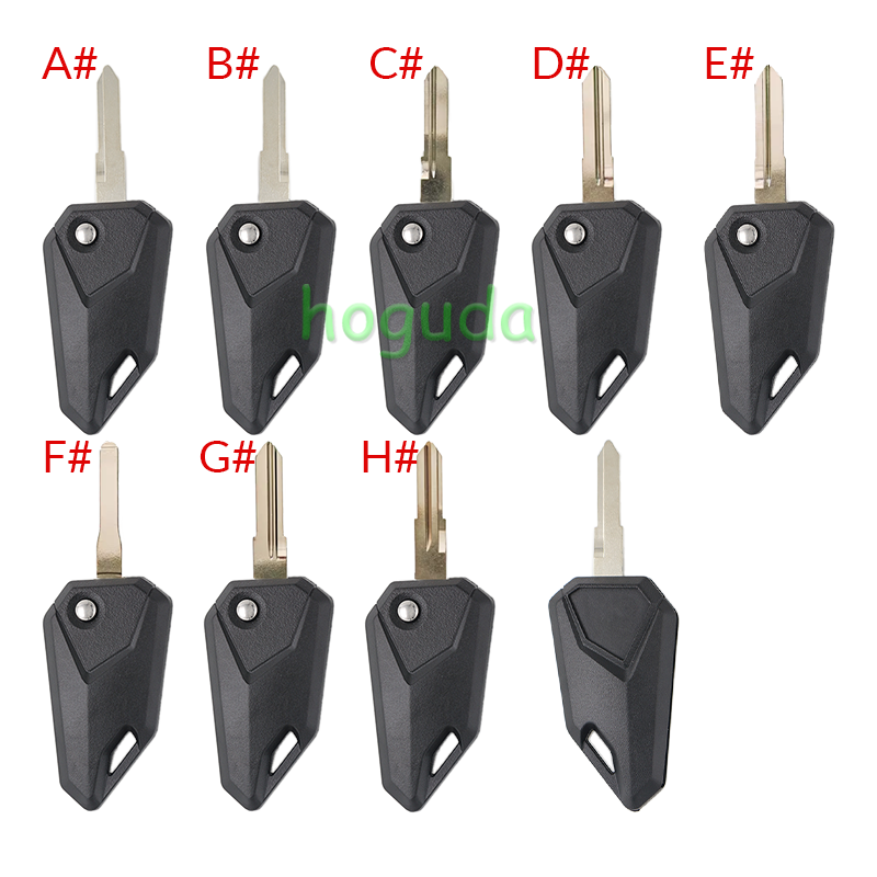 For Honda Yamaha KAWASAKI motorcycle key blank， please choose the key blade