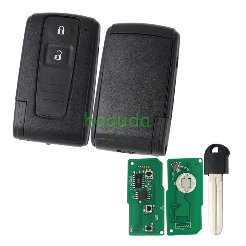 For Toyota Prius 2 button remote Key 2006-2010 with 433.92MHz ASK 4D70E ...