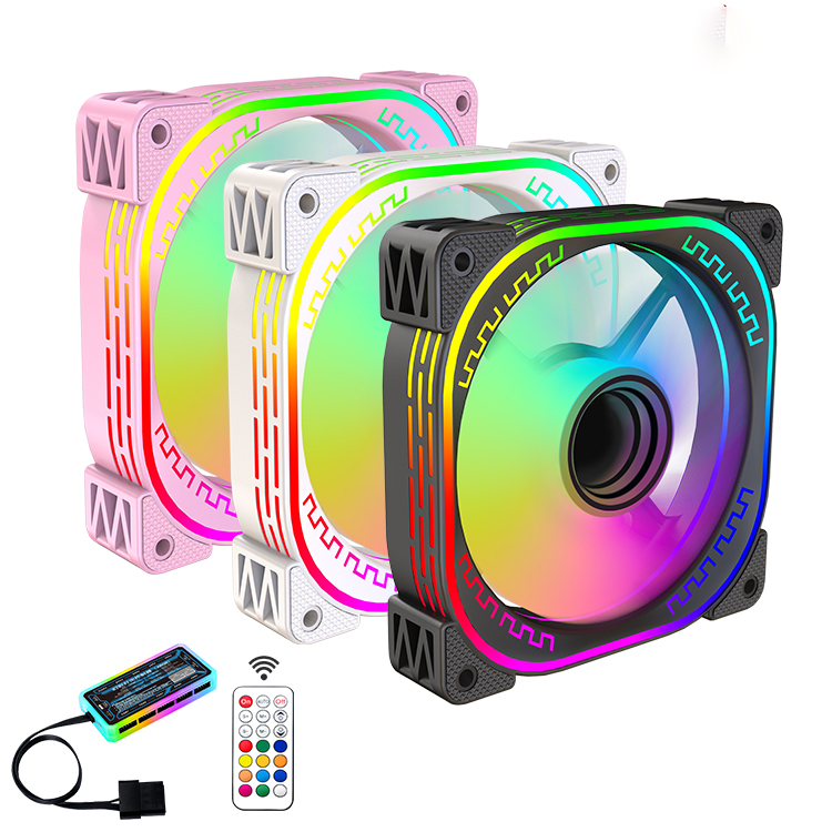 New Style Design Factory OEM RGB Fan 120mm Pc Case ATX Fans & cooling ...