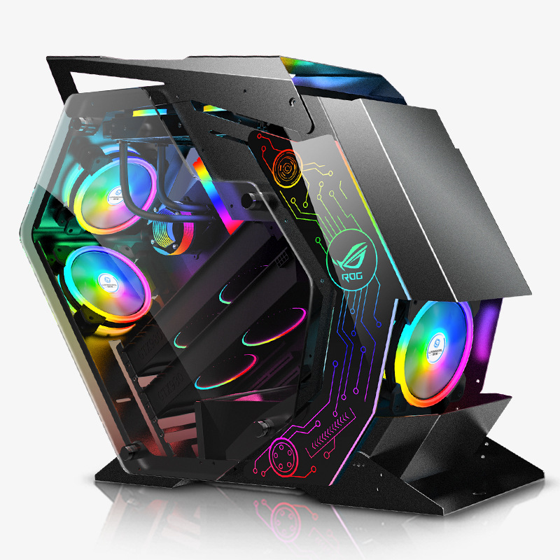 OEM Custom Factory Tempered Glass PC Gamer CPU Cabinet Tower ATX Gaming ...