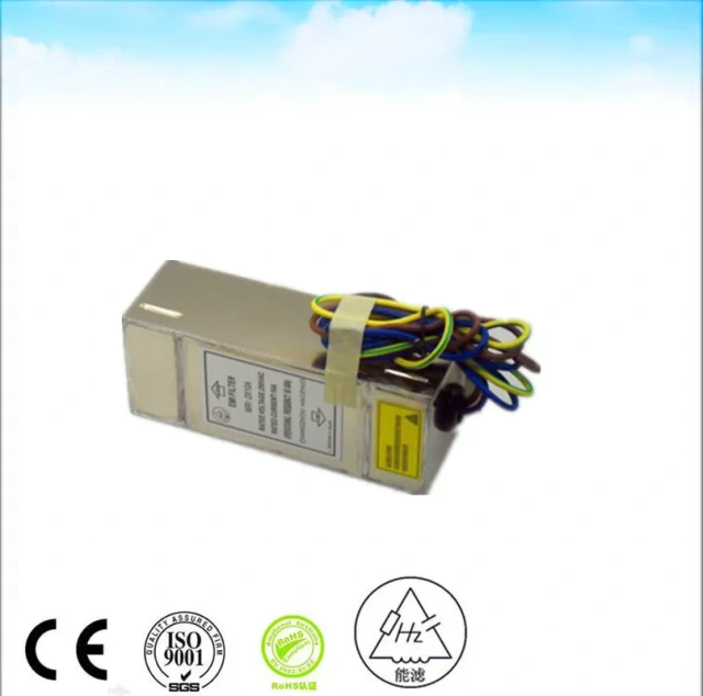 10A 230V 250v AC Dc RFI Emi Filter For Vfd Led Lights Electromagnetic ...