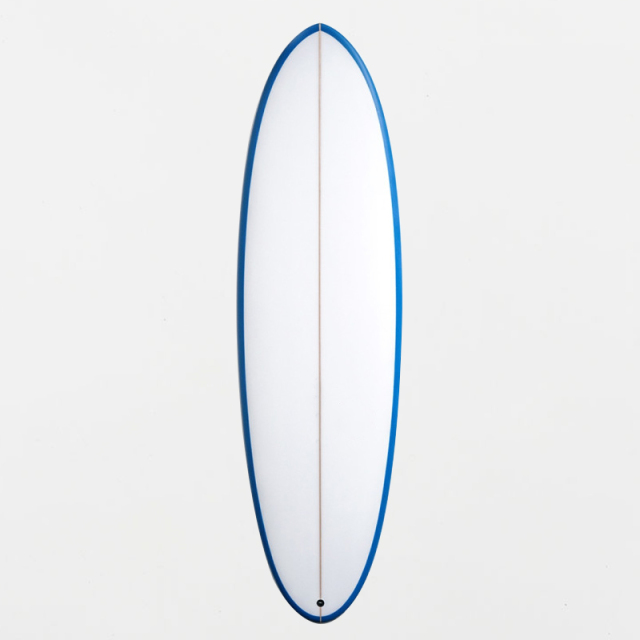 B70146 EPOXY SURFBOARD 6FT6 FUTURES BLUE RAIL