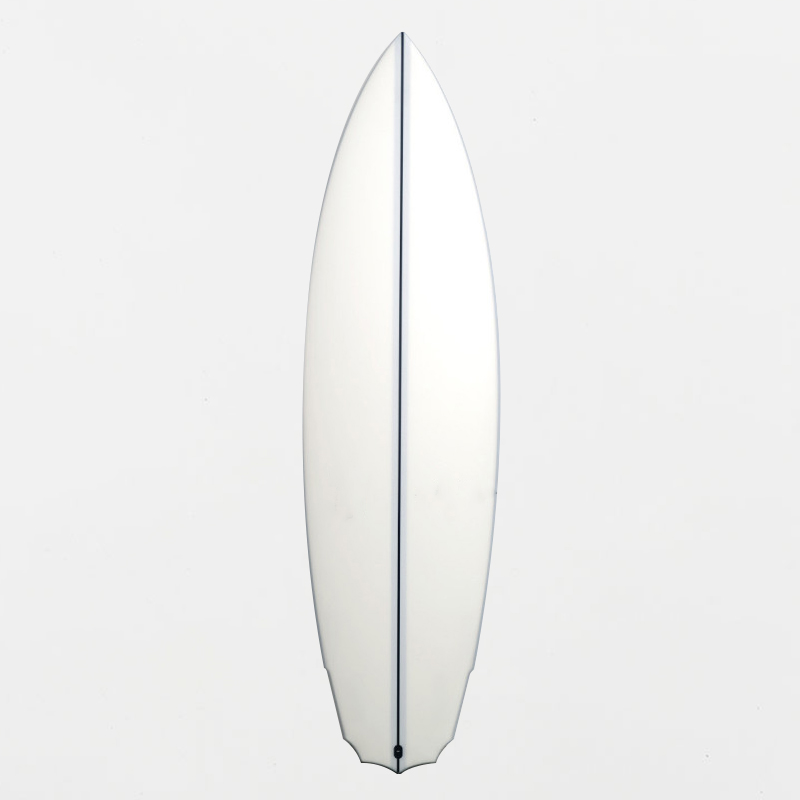B70155 EPOXY SURFBOARD 6FT1 FUTURES WHITE