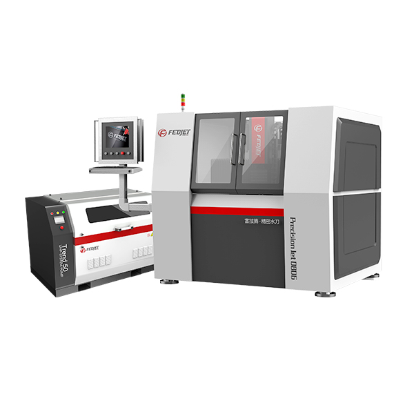 Fully Enclosed 5 Axis Ultra Precision CNC Waterjet Cutting Machine