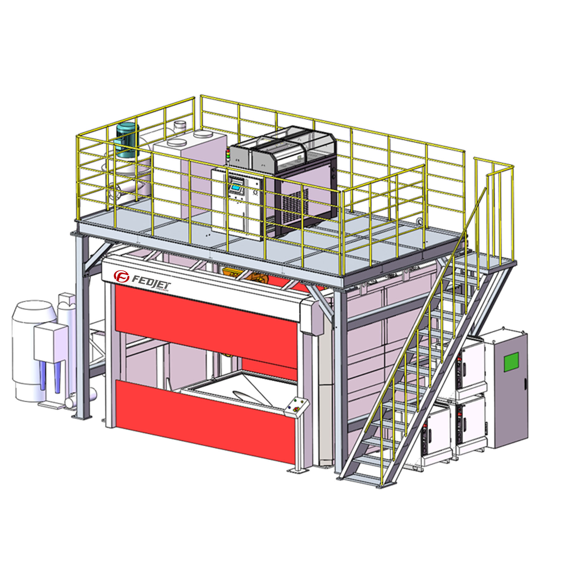 Dual Robotic Water Jet Cutting Machine | Fedjet