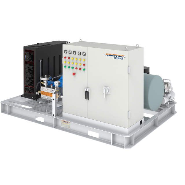 130 Series 132KW 45LPM 20K PSI Electric UHP Hydroblaster Pressure Washer