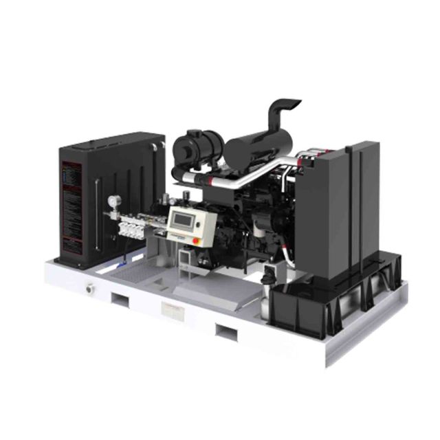 100 Series UHP 150HP 40K PSI 18.3LPM Diesel Hydroblast Cleaning Machine