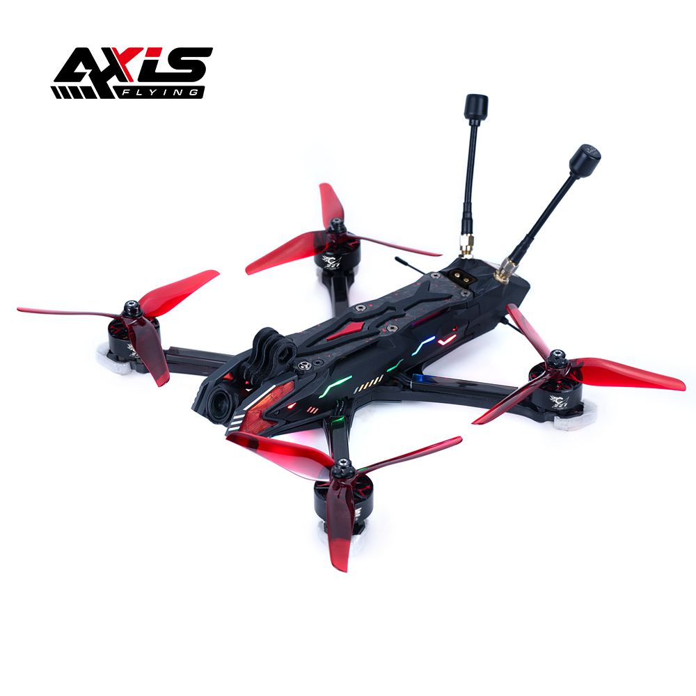 Axisflying MANTA 5 PRO High performance DIY 34 LED Drone 6S DJI O3 VTX ...