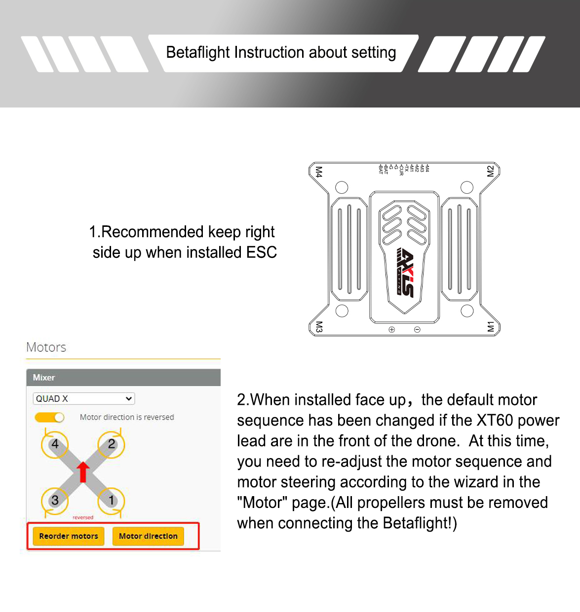 Axisflying Argus PRO ESC 55A/65A 3-6S 32Bit