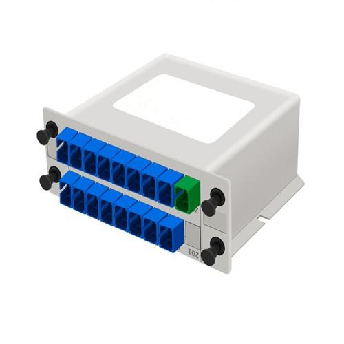 Fiber Optic Splitter 1:16 Cassette PLC SC/APC Mini Plug-in