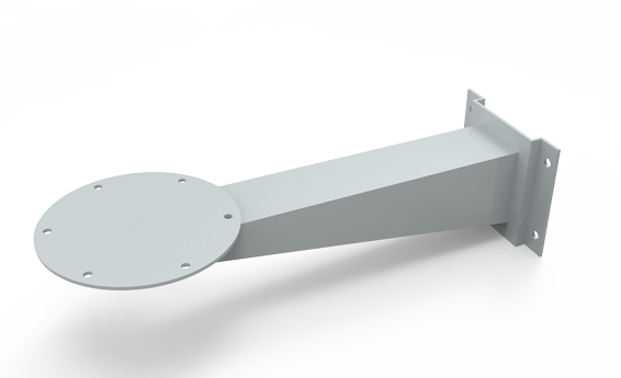 SS316L Wall Mounting Bracket For PTZ Camera(Anti-shaking Type optional)