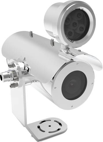 4MP 22X 316L marine Fixed IP Camera with wiper