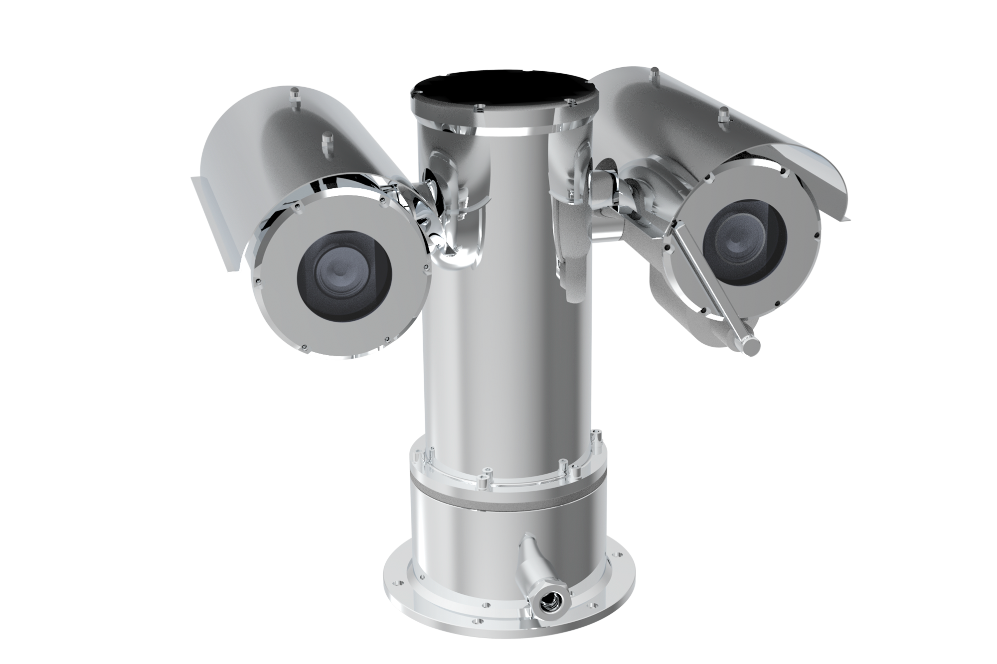 4MP 33X 316L Marine PTZ IR Starlight WDR IP Camera with wiper