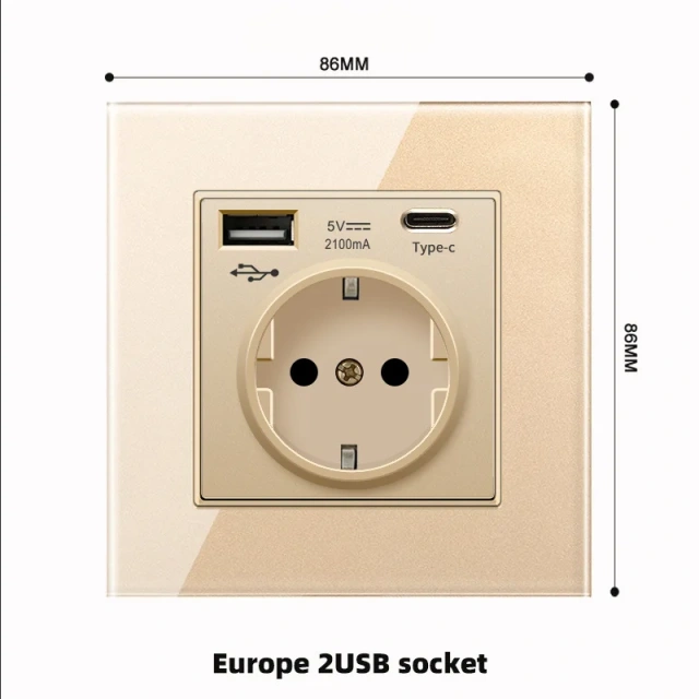 Factory Direct Double Electric Wall Outlet