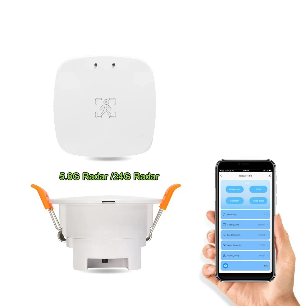 Factory Wholesale WiFi Zigbee Motion PIR Sensor Switches