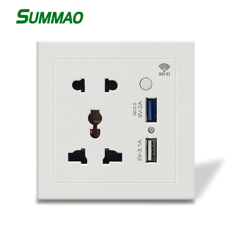 Factory Direct USB Fast Charging Wall Socket