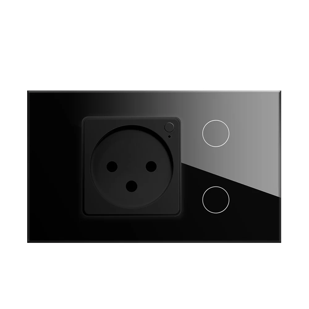 Factory Direct Israeli Standard 240V WiFi 2-Gang Electrical Socket