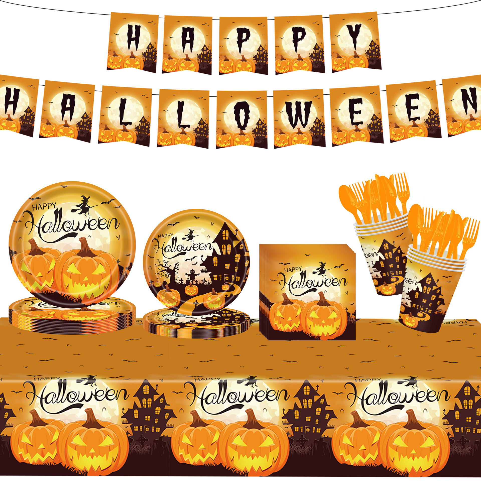 Halloween Paper Tableware,Tableware