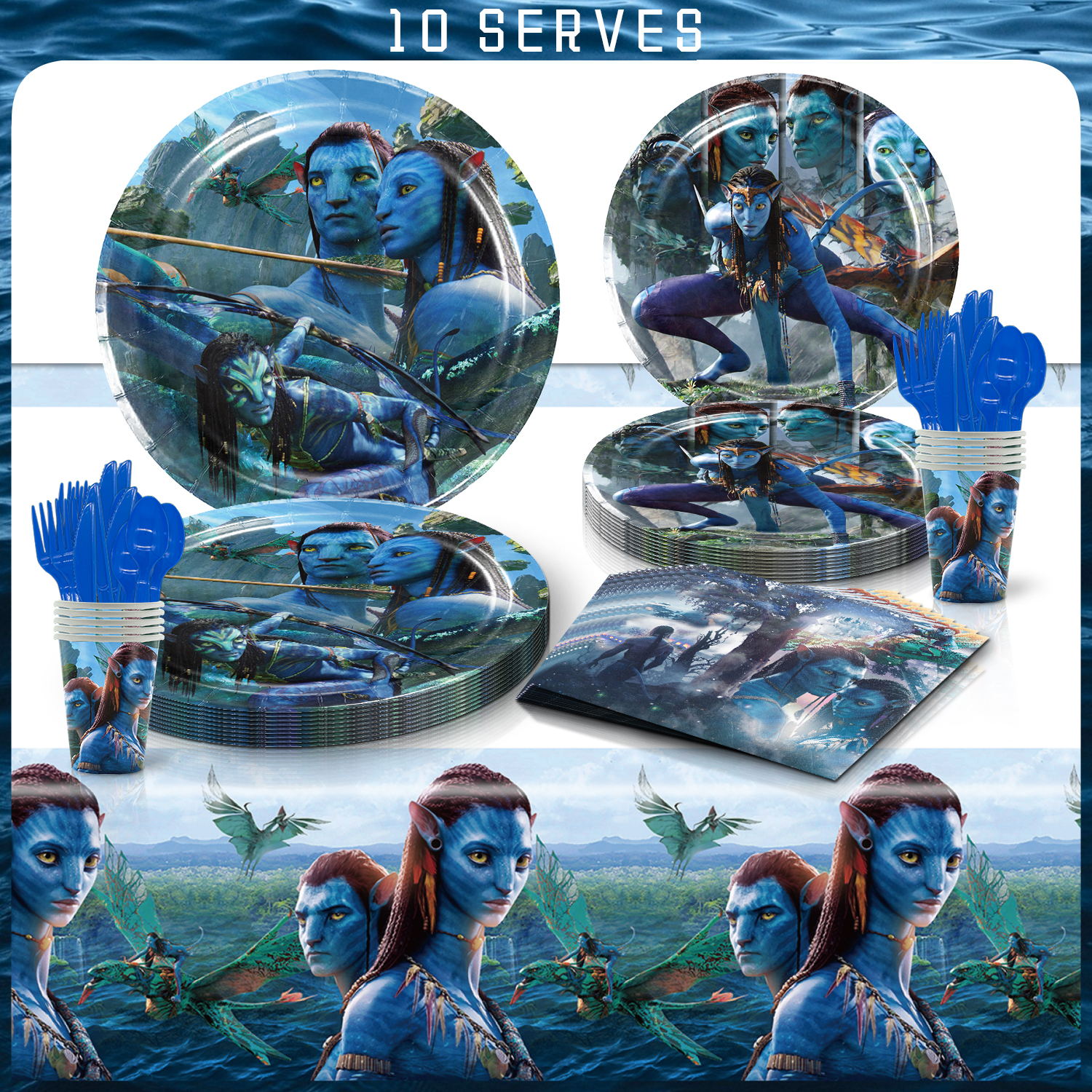Avatar Party Tableware Set,Cartoon