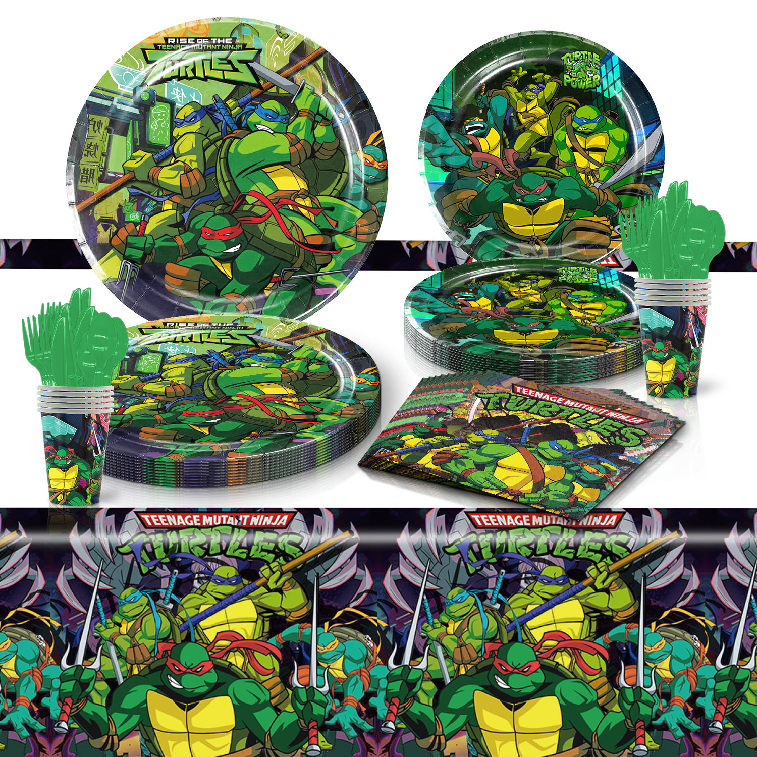 Teenage Mutant Ninja Turtles Theme Party Tableware Set,Cartoon
