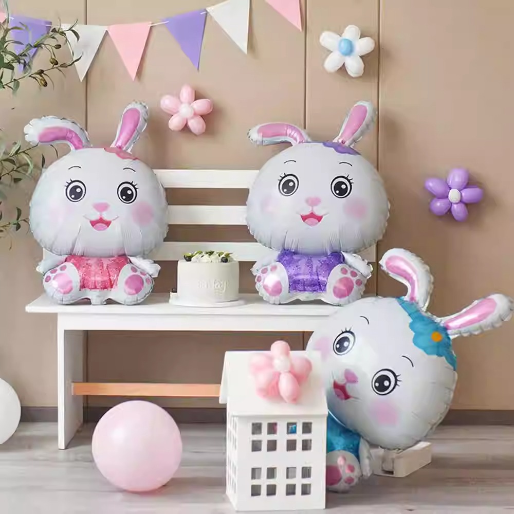 Bessie Rabbit Foil Balloon,Novelty Shaped Balloons