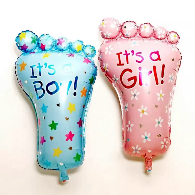 Boys And Girls Feet Foil Balloons,Novelty Shaped Balloons