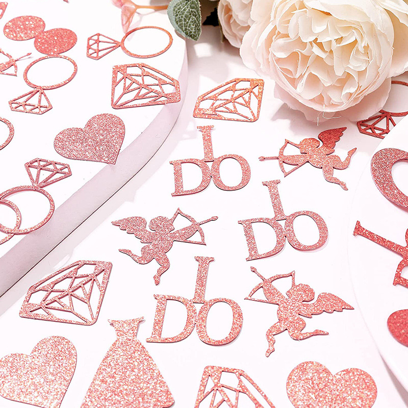 I DO Wedding Confetti Table Scatter,Table Decoration