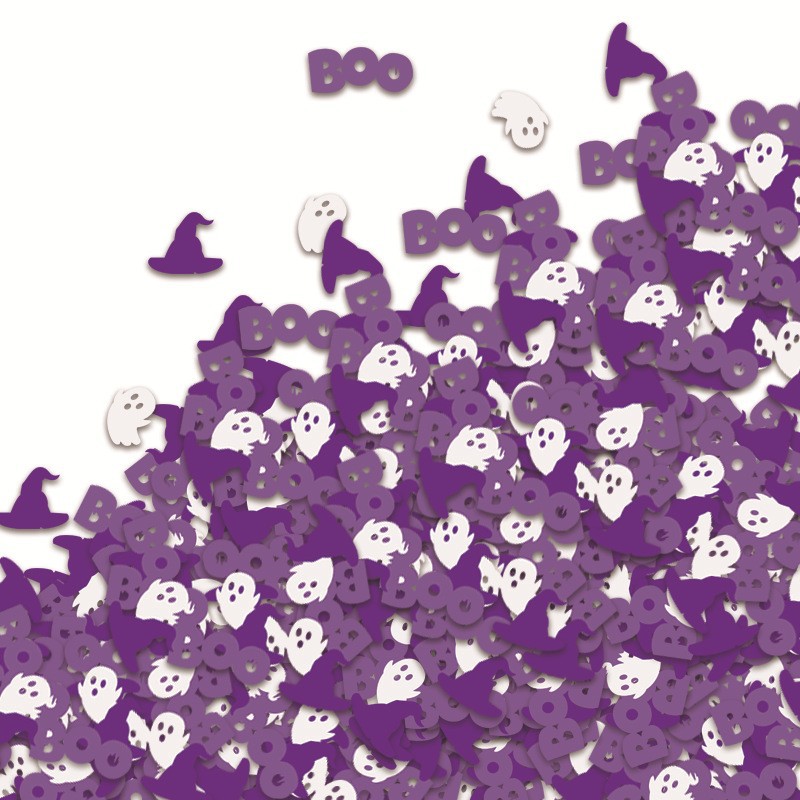 Halloween Confetti Ghost Magic Hat Confetti Table Scatter,Desktop ...