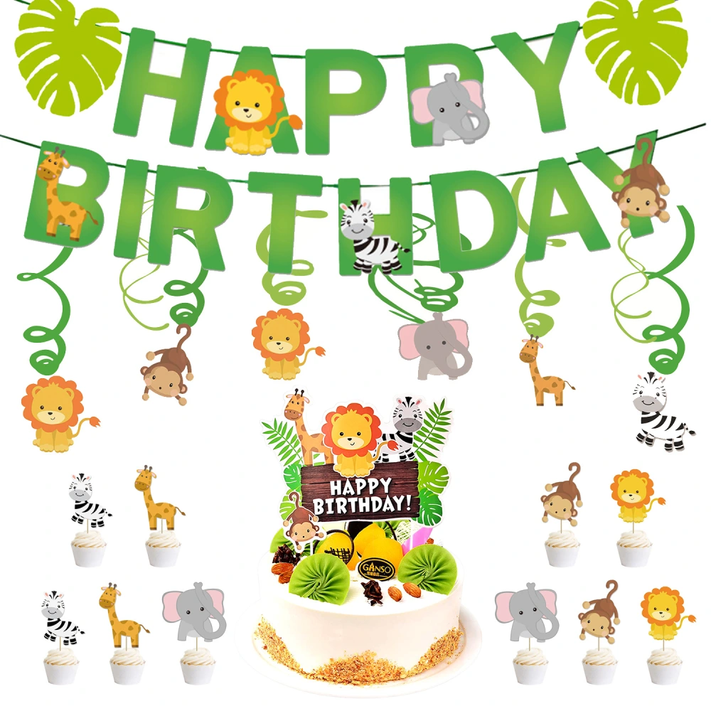 Safari Birthday Decorations Jungle Theme Party Supplies Included ...