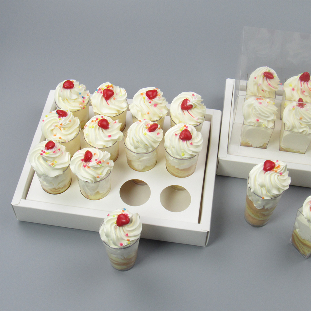 Cupcake Boxes Food Grade Cupcake Holders Bakery Carrier Boxes with ...