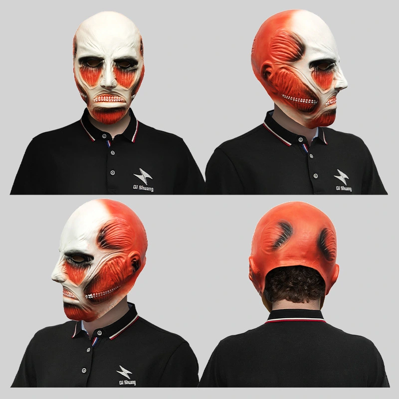 The giant head of the attack,Masks