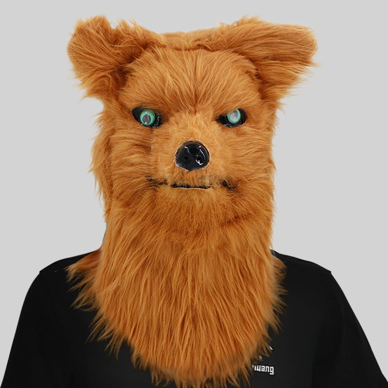Can bite open mouth Wolf head mask,Masks