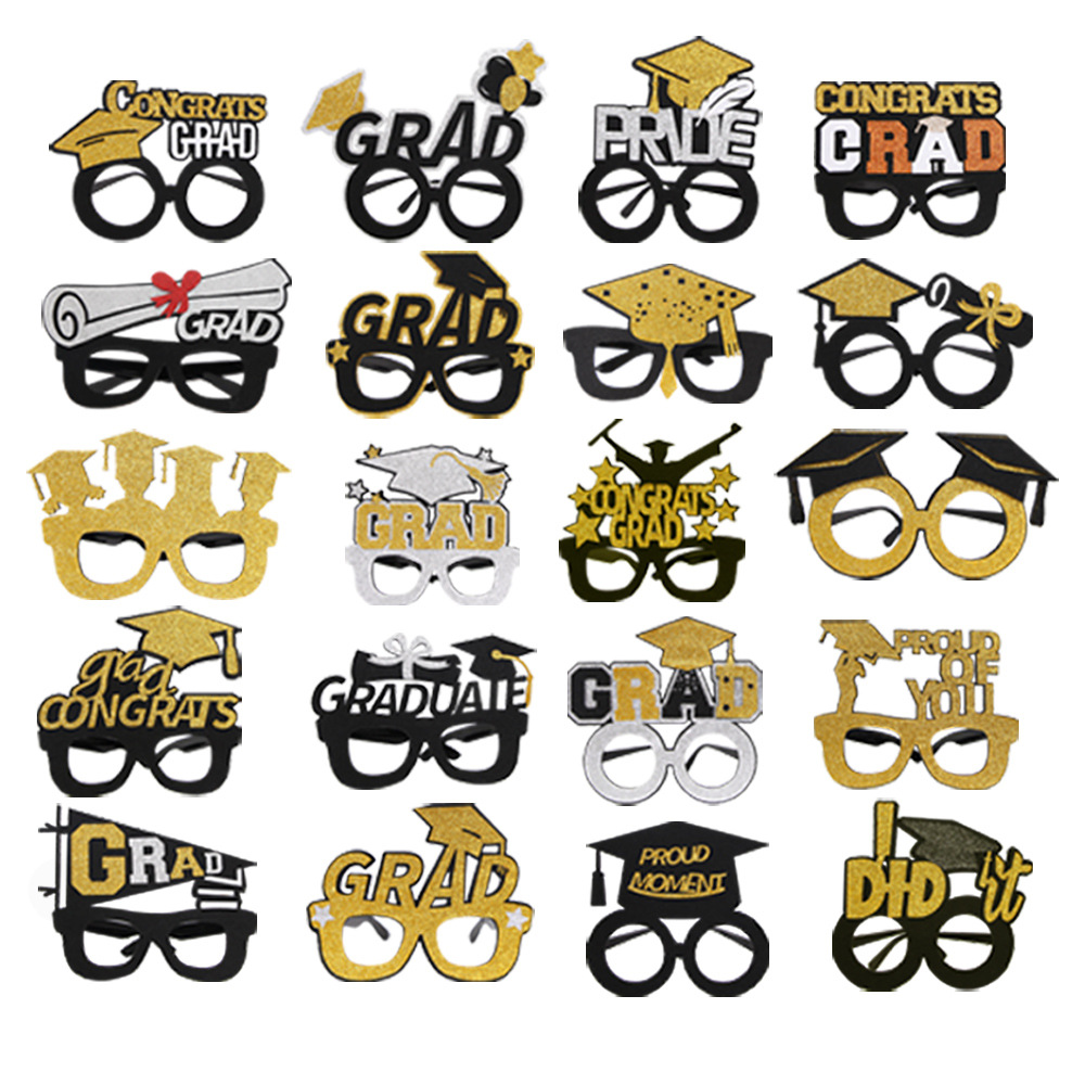 Graduation Glasses School Party Glasses Graduation Photo Props ...