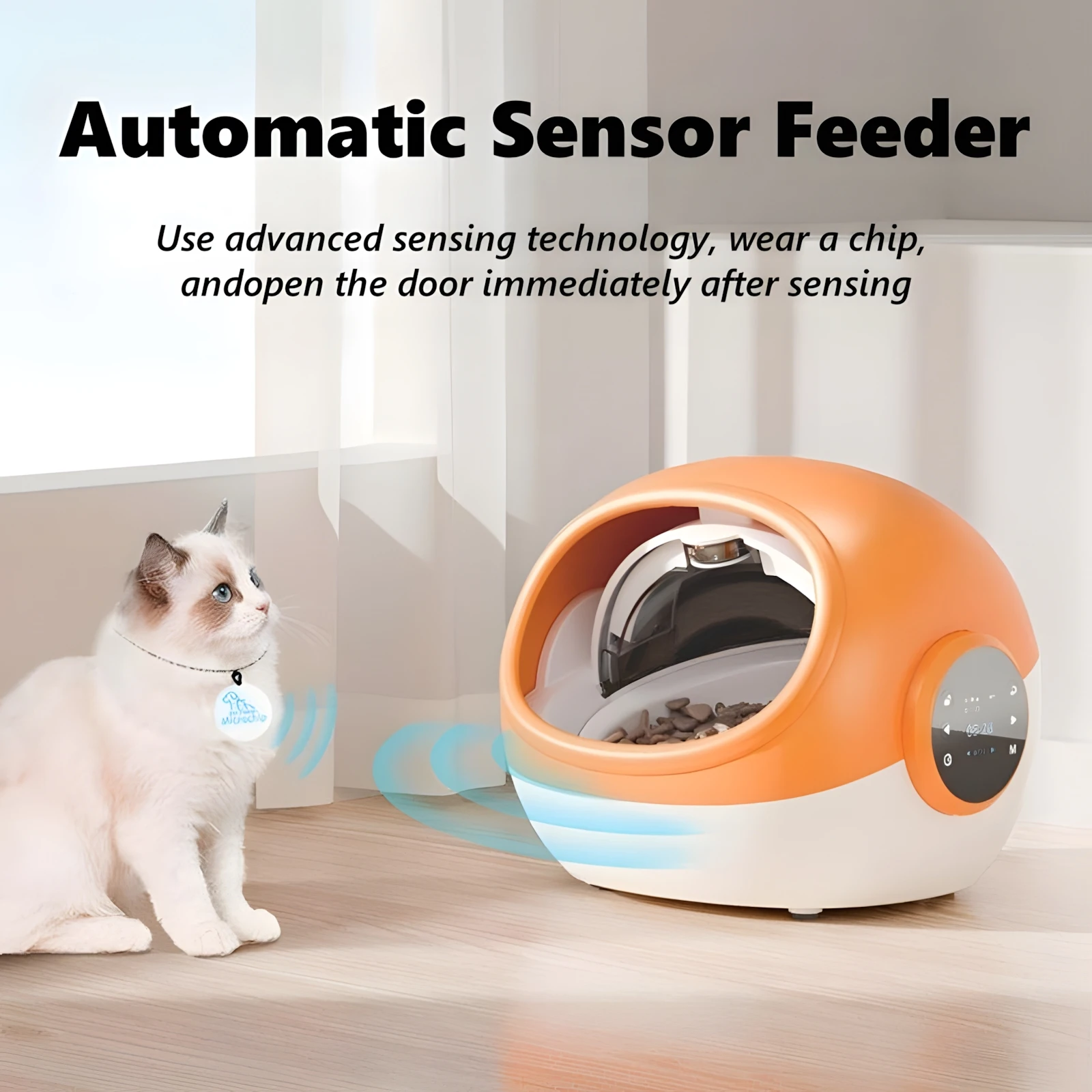 Panda-souce.com | Automatic Cat Feeder Anti-snatch Chip Recognition ...