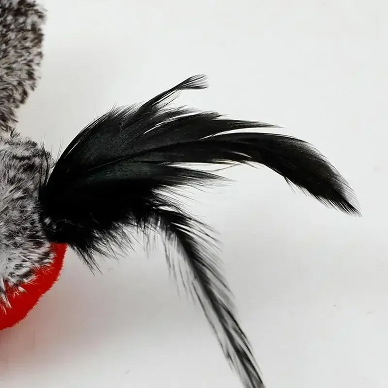 Panda-souce.com | 1pc Flapping Sparrow Cat Toys Interactive Chirping ...