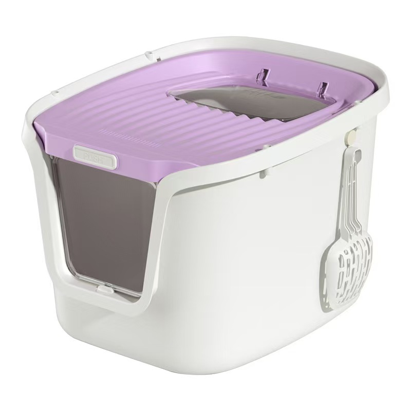 Panda-souce.com | Cat Litter Basin Fully Enclosed Super Large Sand ...