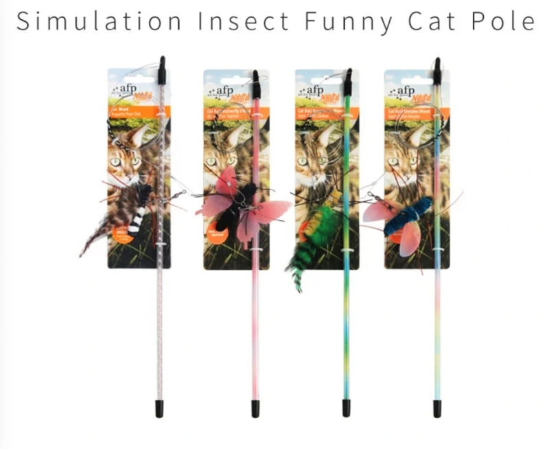 Panda-source.com | Cat Insect Wire Stick Cat Teasing Wand