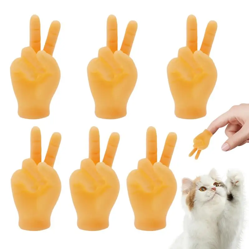 Panda-source.com | Cats Tiny Fingers toy Realistic Mini Little Hand ...