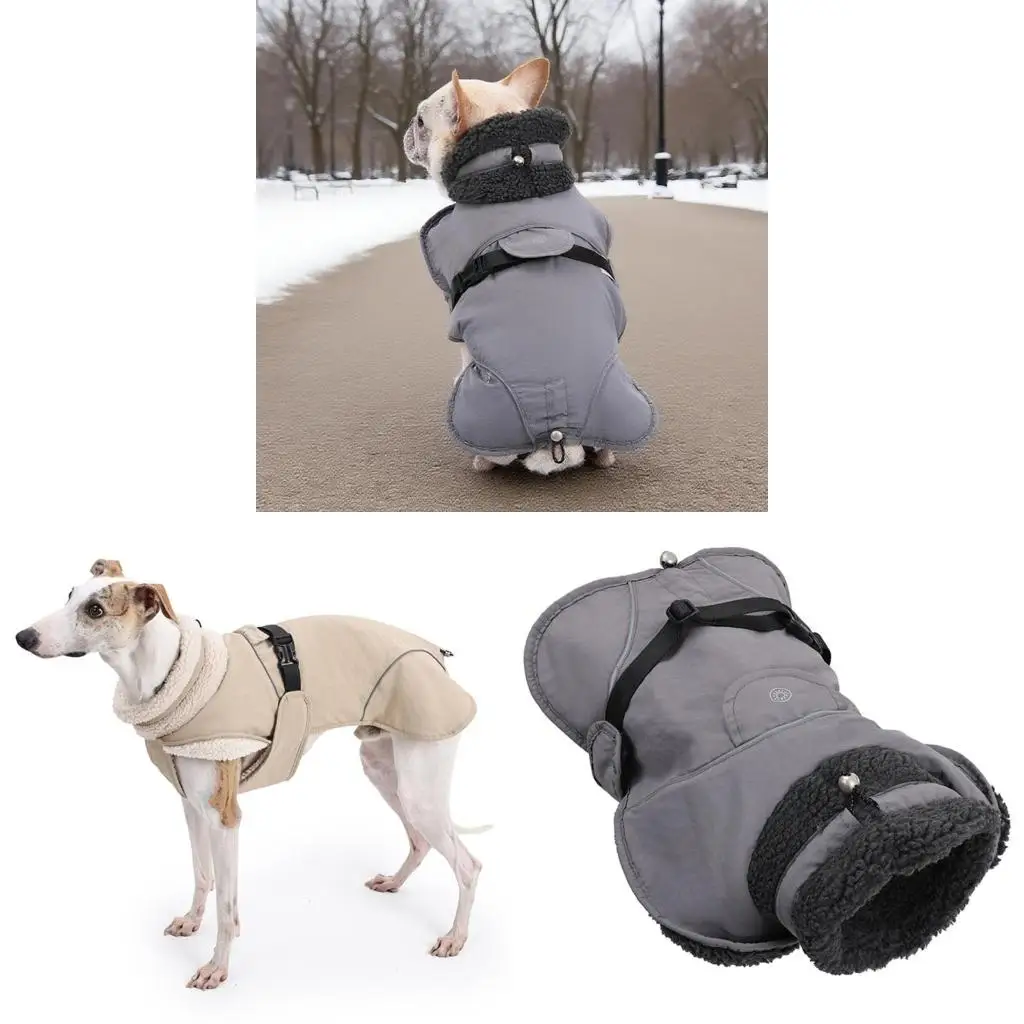 Panda-source.com | Thick Insulated Dog Coat Waterproof Windproof Winter ...